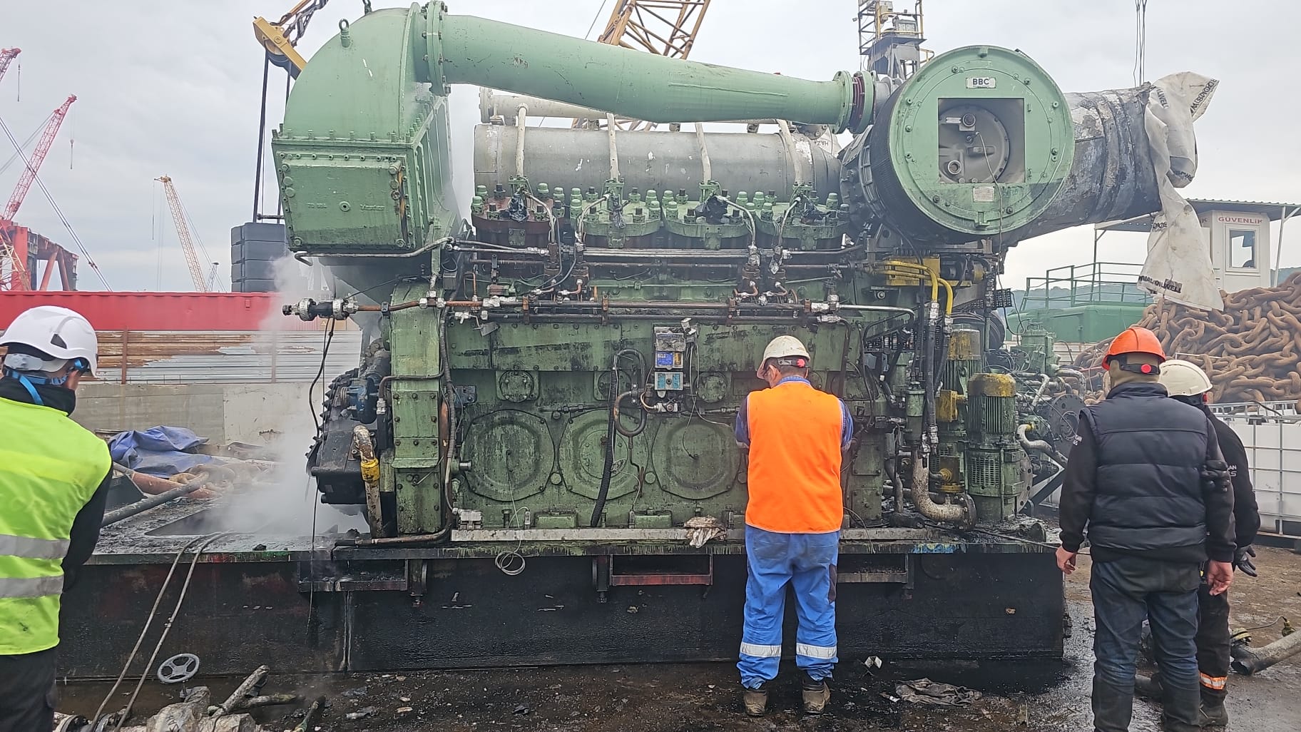Used Wartsila Wichmann 8V28 Complete Engine For Sale